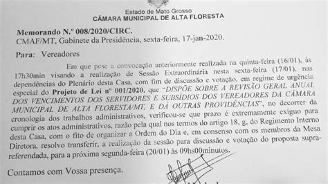 Sessão Extraordinária De 20 De Janeiro Mequiel Vereador