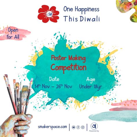 One Happiness This Diwali Poster Sunitas Makerspace