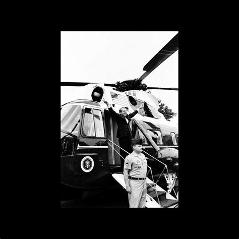 Richard Nixon Boarding Army One Resignation Watergate Photo Poster Art