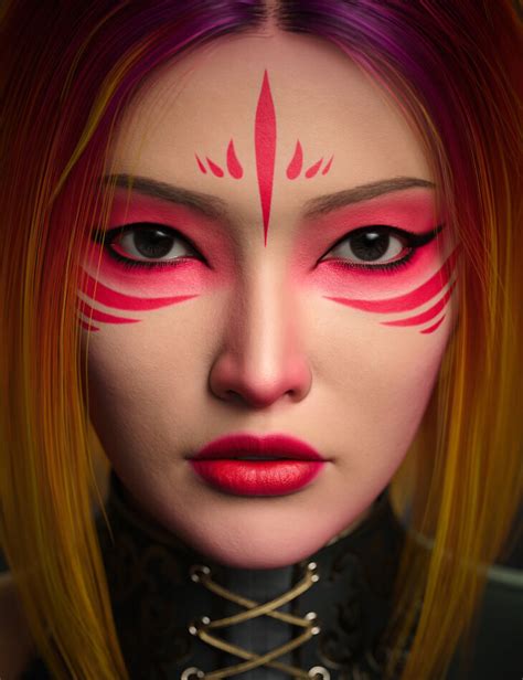 Makeup System Beautiful Spring Lie Makeup For Genesis 9 传世工坊