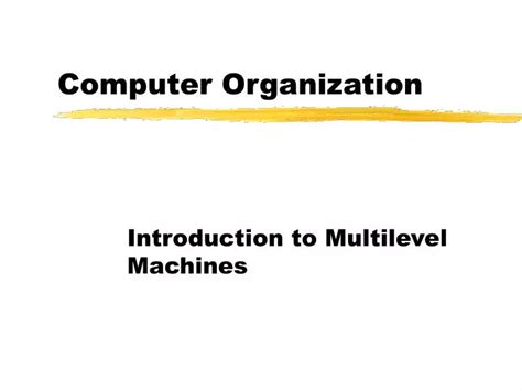 PPT Computer Organization PowerPoint Presentation Free Download ID