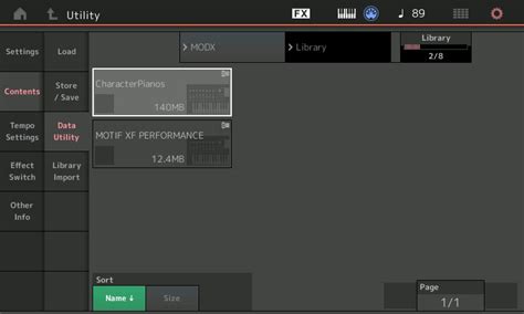 MODX Character Pianos Sand Software And Sound
