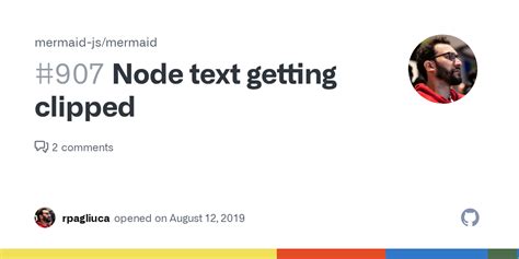 Node Text Getting Clipped · Issue 907 · Mermaid Jsmermaid · Github