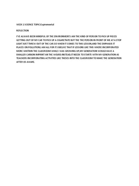 Week 1 Science Pdf