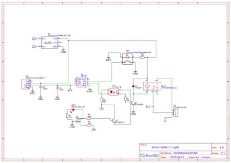 Smart Switch Light Platform For Creating And Sharing Projects OSHWLab