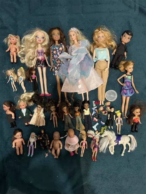 JOB LOT OF Vintage Barbie And Bratz Dolls Etc Zapf Creations 25 Dolls