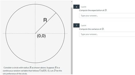 Solved R Consider A Circle With Radius R As Shown Chegg