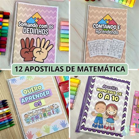 Pacote De Apostilas De Matemática Fazendo Com Papel