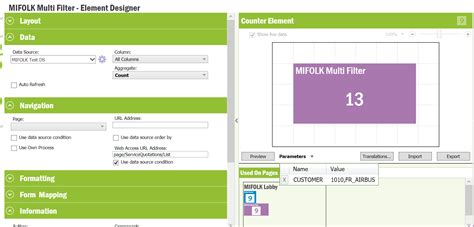 Aurena Navigate To Filtered List From Lobby Element IFS Community