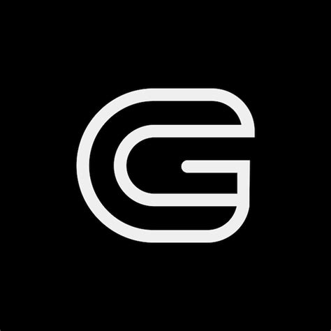 Icono de combinación de diseño inicial del logotipo gd Vector Premium