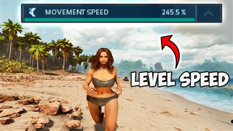 How To Level Movement Speed In Ark Survival Ascended Youtube