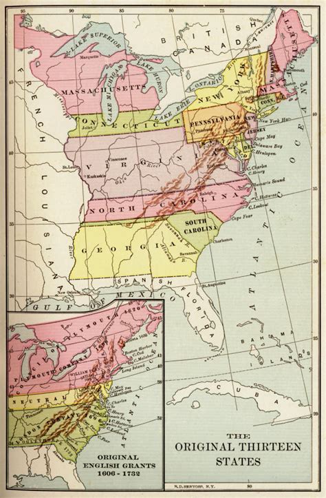 50 Nifty United States From 13 Original Colonies