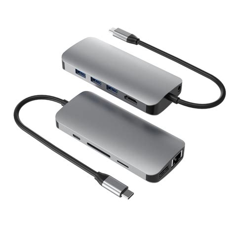 Customized 10 In 1 USB C Hub Multiport Adapter Suppliers Manufacturers Factory Direct