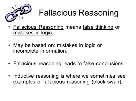 Fallacious Reasoning