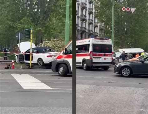 Violento Incidente A Milano Ferite 4 Persone Gravissimo Un Tassista