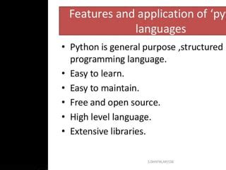 Problem Solving And Python Programming Ppt Ppt