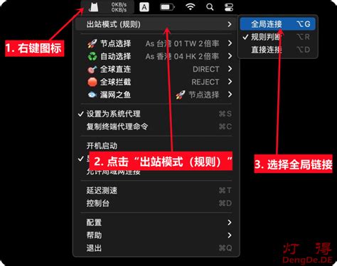 苹果mac系统代理客户端哪个好？最牛逼的clashx客户端下载与配置教程 灯得