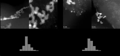 Representative Haadf Stem Images And Ir Particle Size Distribution Of 1 Download Scientific