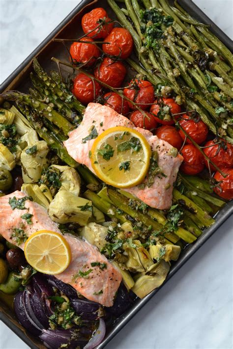 Sheet Pan Salmon Nicoise Whole30 Keto Paleo Every Last Bite