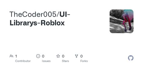 GitHub TheCoder UI Librarys Roblox