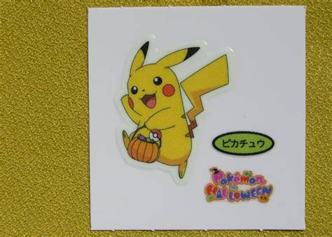 Yahooオークション ポケモンデコキャラシール199弾ピカチュウ