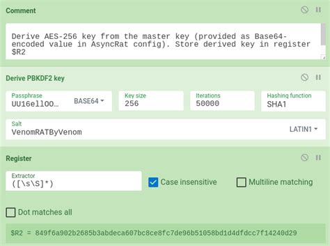 Decryption Of Asyncrat Config Strings With Cyberchef Mwlab