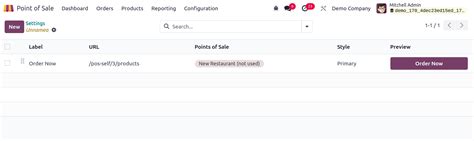 Settings In Odoo POS Odoo V Enterprise Edition Book