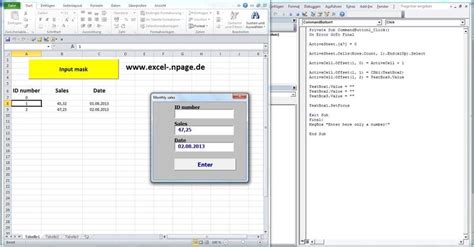 Entwicklung Von Programmen In Excel Excel Vba Programmierung Lager