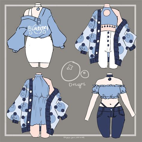Blueberry Outfit Designs Cute Drawings Fashion Design Drawings