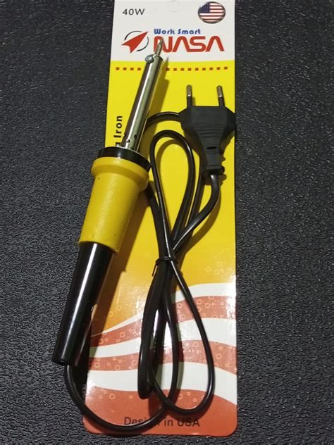 Solder Listrik NASA USA Tegangan 40 60 WATT Iron Plus Lazada Indonesia