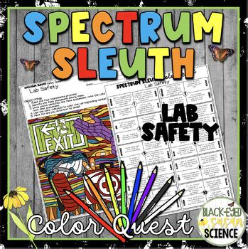 LAB SAFETY Spectrum Sleuth Color Quest Color By Code TPT