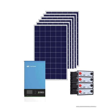 Off Grid Hybrid Energy Storage System With Riio Sun Ii 8kw 48v Inverte