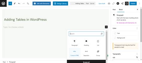 How To Create Tables In Wordpress 3 Easy Ways