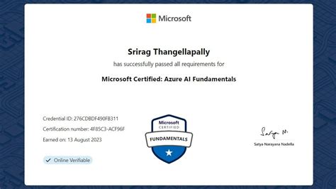 Srirag Thangellapally On Linkedin Microsoftcertified Microsoftazure