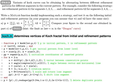 P862 Variants Of Koch Curves Can Be Obtained By Alternating Between