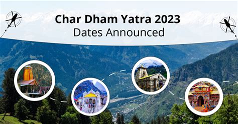 Char Dham Yatra 2023 Dates Announced