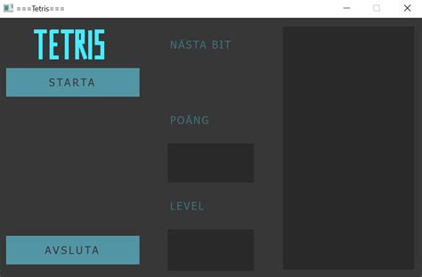 GitHub Angelicaengstrom Dt G Tetris A Final Project For The Course Programmeringsmetodik