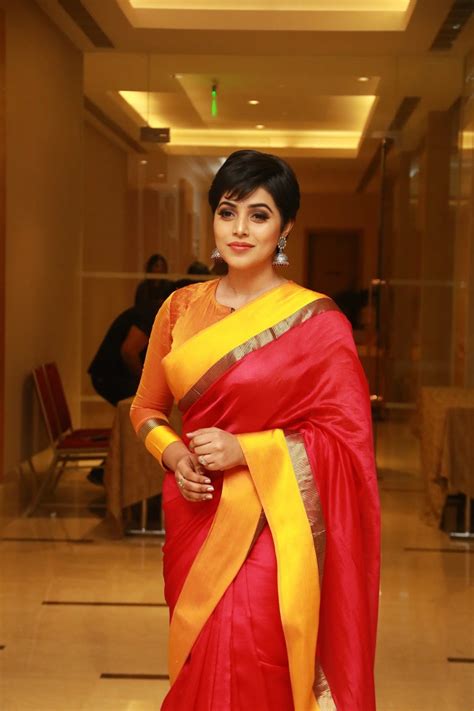Tamil Actress Poorna Latest Saree Stills Film Actress