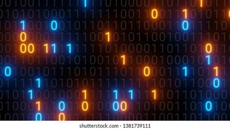 Hacking Red Blue Digital Binary Code Stock Illustration 1381746392 Shutterstock