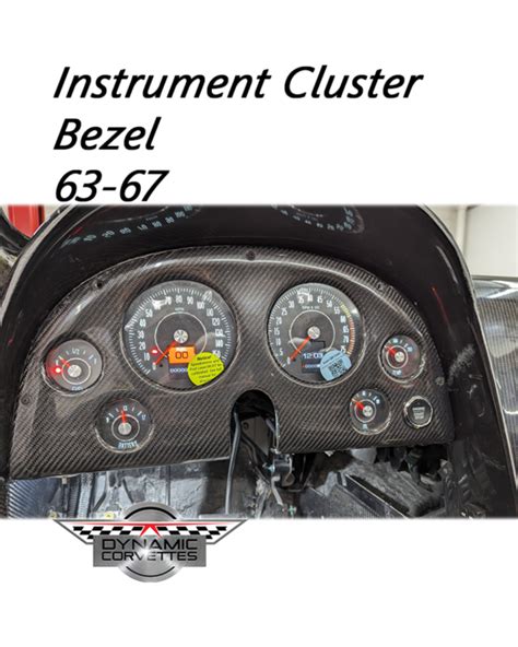 1963 67 Corvette Instrument Cluster Bezel Dynamic Corvettes