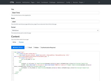 Creating New Pages Ctfd Docs Creating New Pages Ctfd Docs
