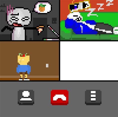 Video Call Animation Pixel Art