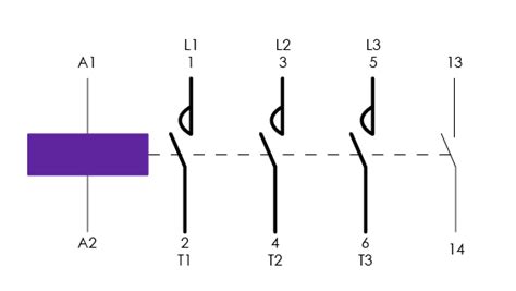 Contactor Schematic Diagram