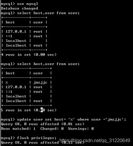 Windows下mysql数据库新建用户，设置远程访问windows服务器 新创建用户 远程链接mysql 36 Csdn博客