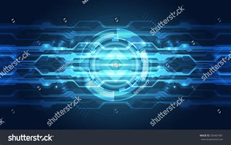 Abstract Digital Technology Concept Vector Background Stock Vector Royalty Free 556401961