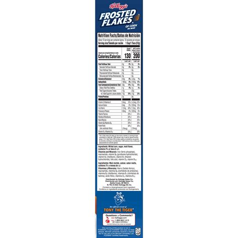 Buy رقائق Kelloggs Frosted Flakes Original Cold Breakfast Cereal ، 13