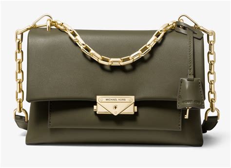 MICHAEL Michael Kors Sac Porté éPaule Cece de Taille Moyenne en Cuir Sacs à Main Michael Kors