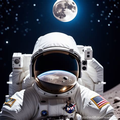 Mans Journey To The Moon Stable Diffusion Online