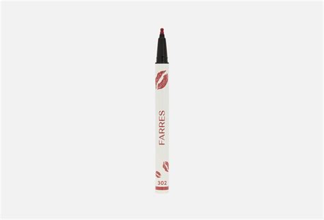 FARRES Карандаш-маркер для губ Permanent makeup lip marker Пыльная роза ...