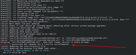 Error Messagge After Update Newbie Endeavouros